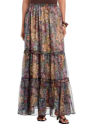 Kobi Halperin Clea Printed Maxi Skirt - Multi