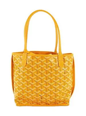 Goyard Mini Anjou Reversible Tote Coated Canvas Orange