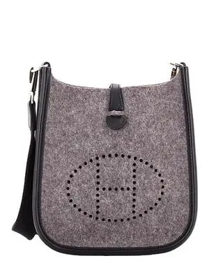 Hermès Tpm Evelyne Bag Gen Iii Felt - Gray