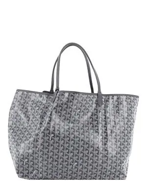 Goyard GM Saint Louis Tote Coated Canvas Gray
