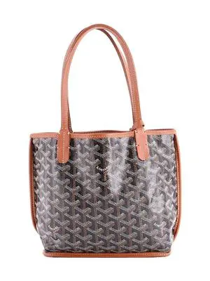 Goyard Anjou Reversible Tote Coated Canvas - Brown