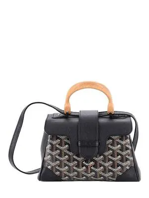 Goyard Mini Saigon Top Handle Bag - Black