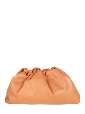 Bottega Veneta Leather Clutch Bag - Orange