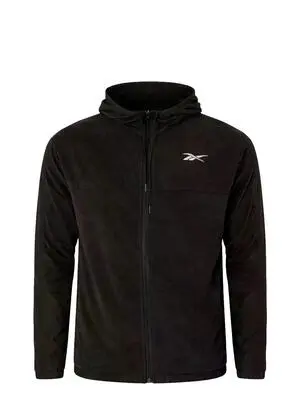 REEBOK Fleece Zip-up Hoodie - Black