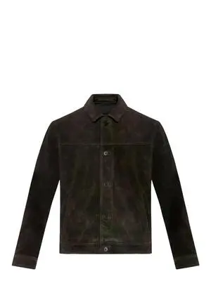 ALLSAINTS Nates Button-Up Jacket Black