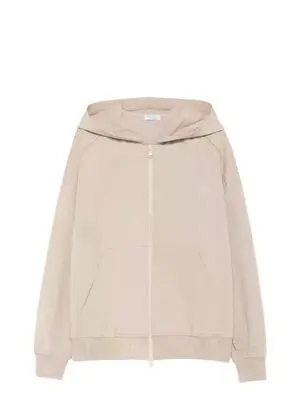 Brunello Cucinelli Full-Zip Hoodie Neutrals