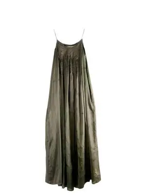 MUTEDANCE Draped Maxi Dress - Green