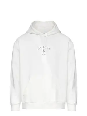 MAISON MARGIELA Printed Hoodie - White