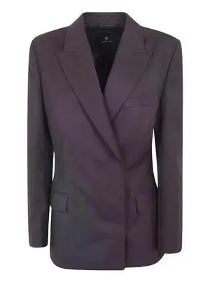 ANINE BING Double-Breasted Blazer Brown