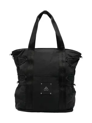 MOOSE KNUCKLES Logo Plaque Tote Bag