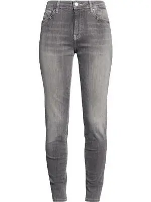 ARMANI EXCHANGE Cotton-Blend Jeans With Leather Trims