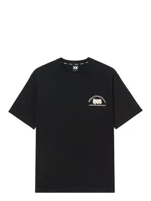 FINGERCROXX Graphic Crewneck T-shirt - Black