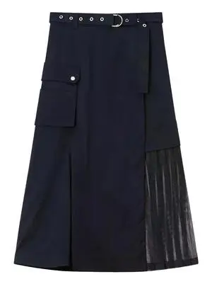 MUSIUM DIV. Belted Pocket Skirt - Black