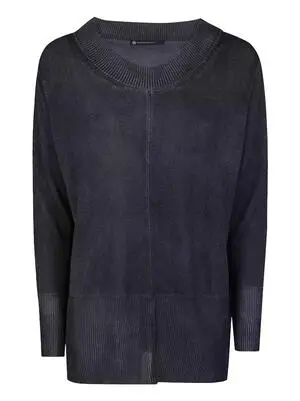 PIERANTONIOGASPARI Ribbed Round-neck Sweater - Black