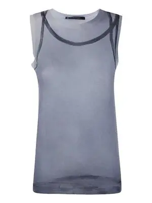 PIERANTONIOGASPARI Sleeveless Tank Top - Blue
