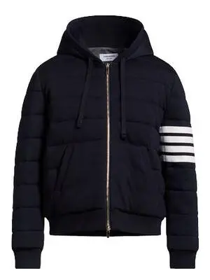 Thom Browne Virgin Wool Quilted Jacket - Navy