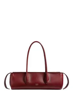 Khaite Logo-motif Leather Shoulder Bag - Red