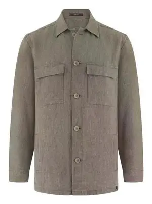 Boggi Milano Flap-pocket Shirt Jacket - Green