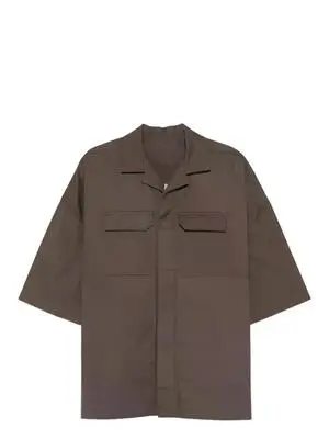 Rick Owens Magnum Tommy Flap-pocket Shirt - Brown
