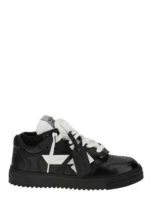 Off-White 3.0 Floating Arrow Leather Sneakers Black