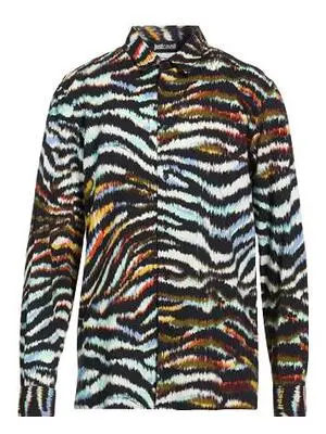 Just Cavalli Shirt Size Cotton, Viscose - Blue