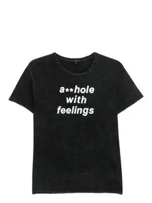 R13 Graphic Crew-neck T-shirt - Black