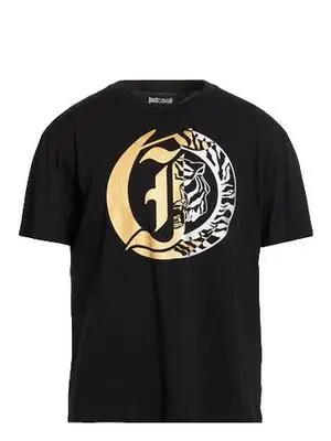 Just Cavalli T-shirt Size Cotton - Black