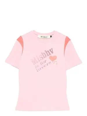 MISBHV Printed T-shirt - Pink