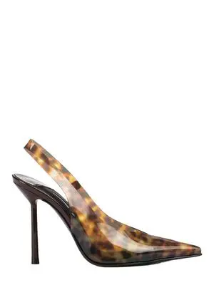 LE SILLA 100mm Clivage Slingback Pumps - Brown