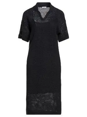 Peserico Knitted Midi Dress - Blue