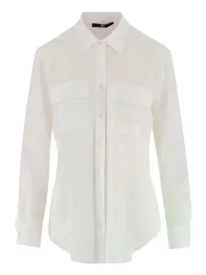 F.IT Flap-pocket Buttoned Shirt - White