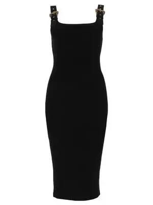 Versace Buckle Strap Dress - Black