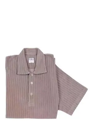 Fedeli Knitted Polo Shirt - Neutrals