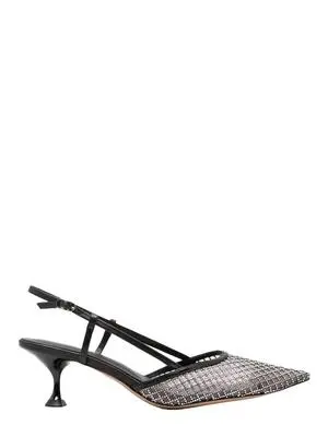 Lola Cruz Ruby Slingback Pumps - Black