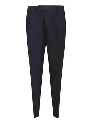 Eleventy Buttoned Trousers - Blue
