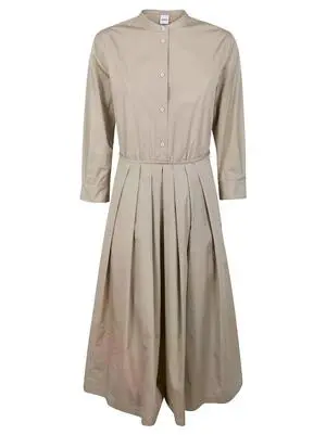 ASPESI Pleated Midi Dress