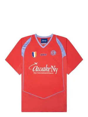 AWAKE NY Unisphere Warm Up Jersey - Red