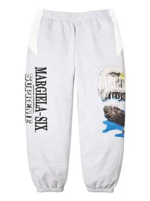 Supreme X Mm6 Maison Margiela Eagle Sweatpant - Grey