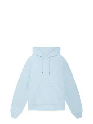 Casablanca Applique Monogram Hooded Sweatshirt - Blue
