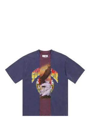 Supreme Supreme X MM6 Maison Margiela Split Short-Sleeve Top Blue