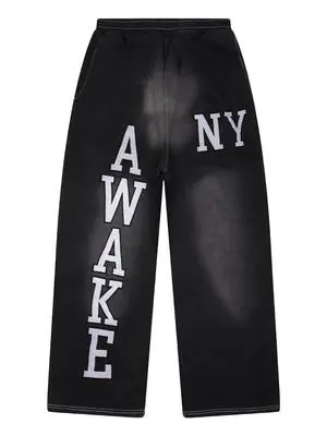 AWAKE NY Collegiate Open Hem Sweatpant - Black