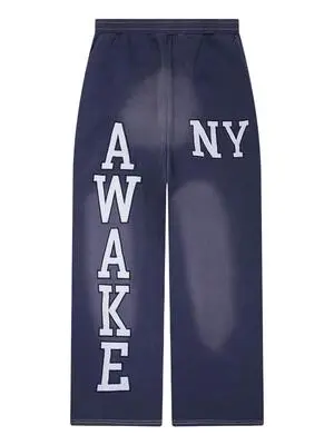 AWAKE NY Collegiate Open Hem Sweatpant - Blue