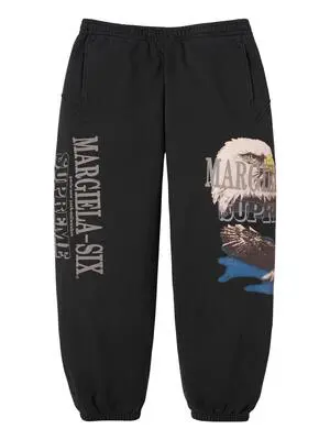 Supreme X Mm6 Maison Margiela Eagle Sweatpant - Black