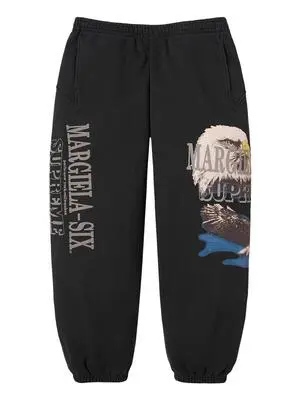Supreme X Mm6 Maison Margiela Eagle Sweatpant - Black