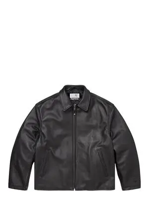 Supreme X Mm6 Maison Margiela/schott Eagle Leather Jacket - Black