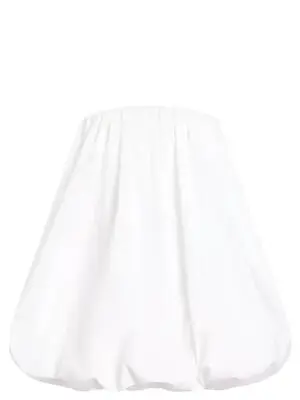 PATOU Bustier Mini Dress - White