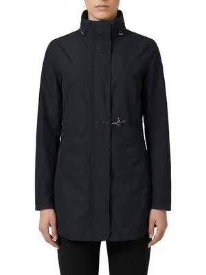 FAY Technical Poplin Raincoat - Blue