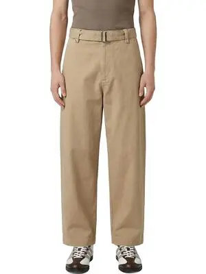 ENTIRE STUDIOS Cotton Palazzo Trousers - Beige