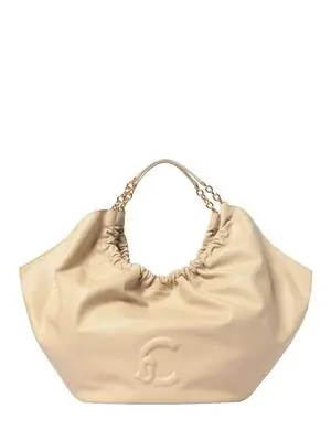 COCCINELLE Coccinelle Gretel Grained Leather Shoulder Bag Sand