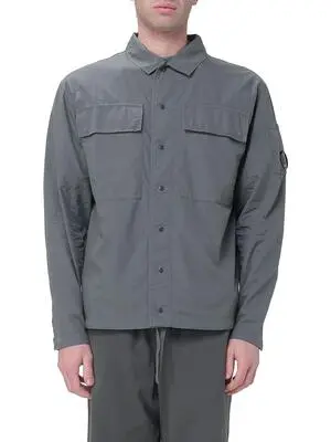 C.P. COMPANY Utility Jacket With Lens Detail - Grey
